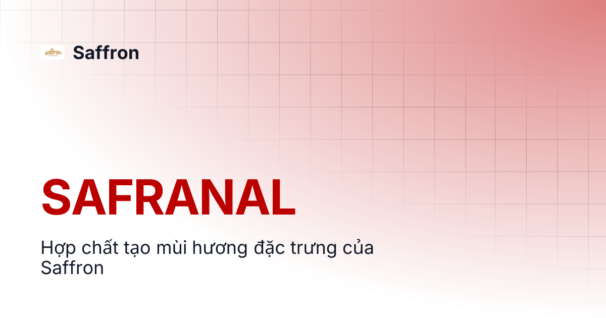 SAFRANAL | Saffron